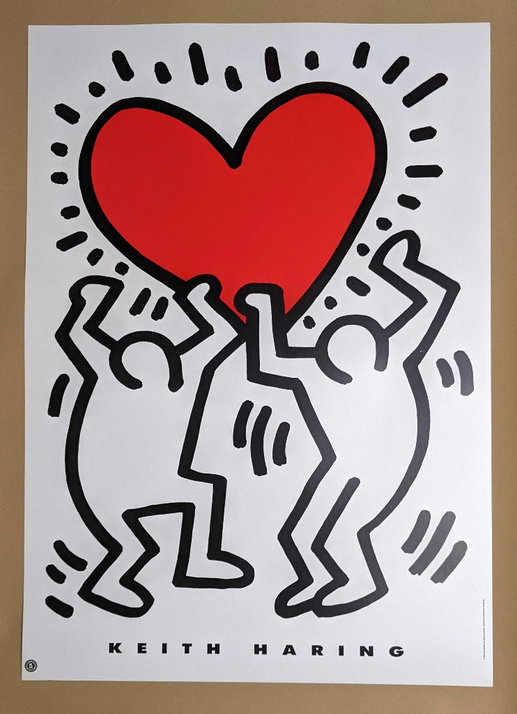 Keith Haring Art Heart Keith Haring Be Mine, 1987 Pop Art Print